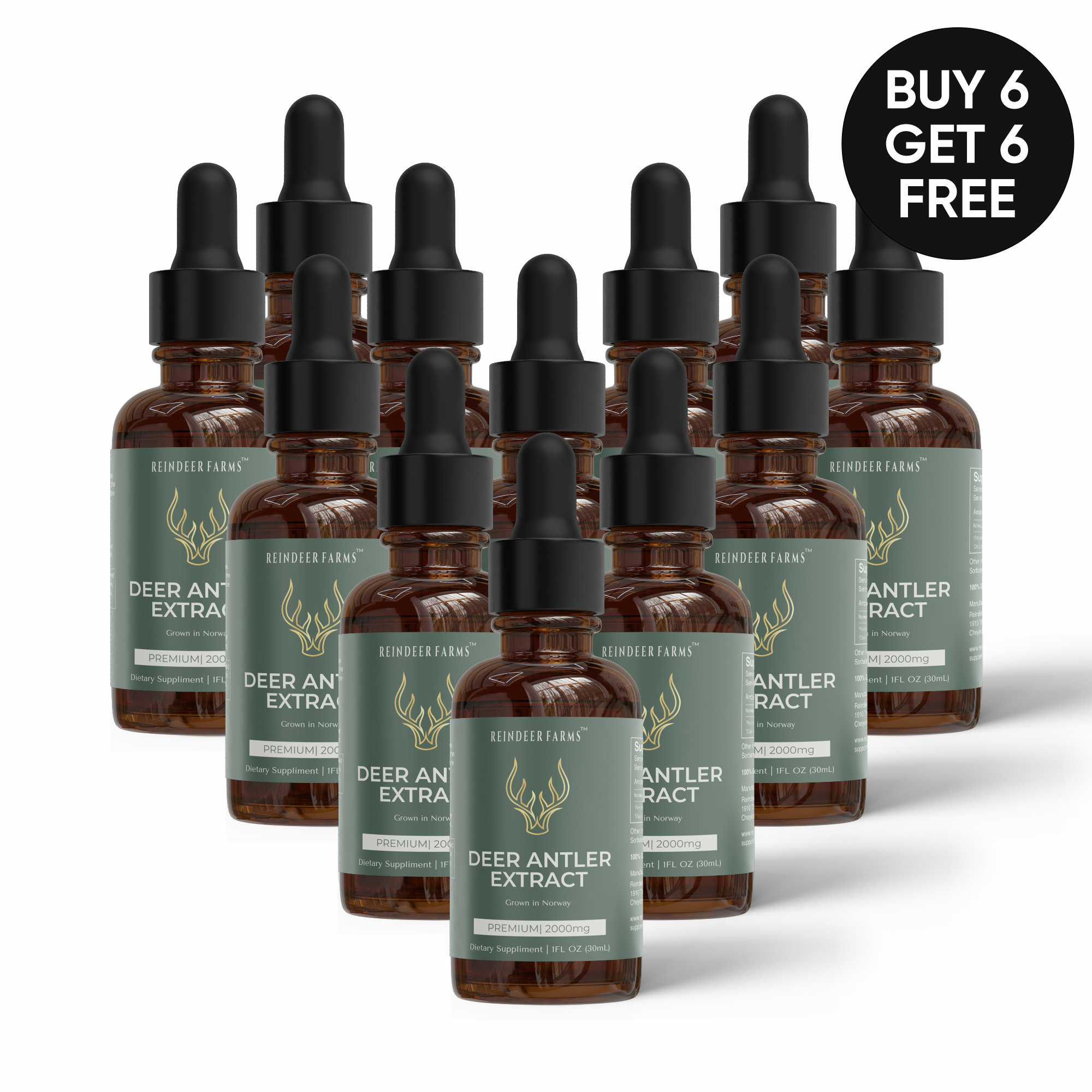 Boost Testosterone & Energy with Premium Reindeer Antler Extract!